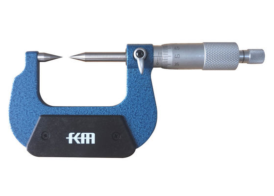 KM 0-25mm Point Micrometer With Carbide-tipped Measuring Face