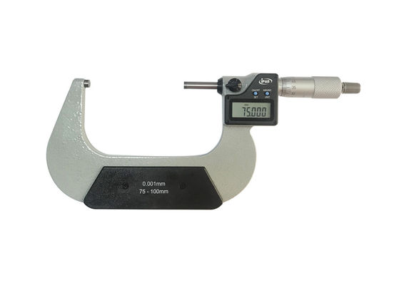High Accuracy IP65 Protected 75-100mm Digital Outside Micrometer with ...