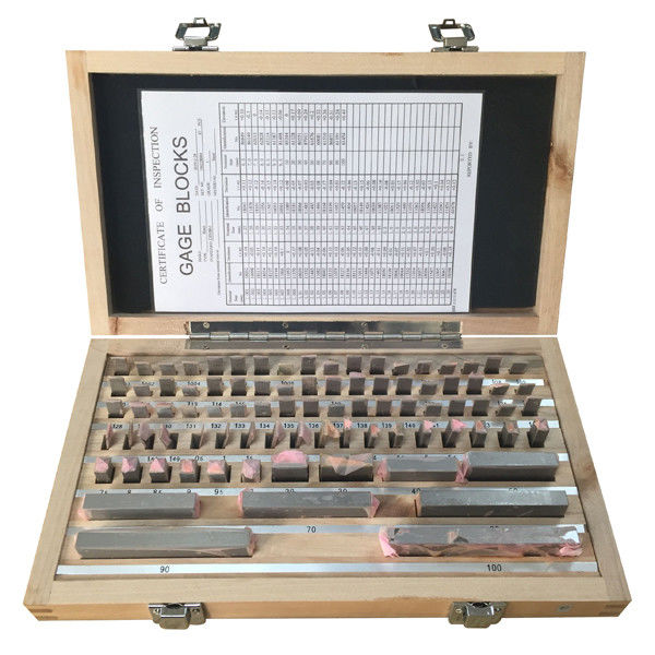 87Pcs Steel Metric Rectangular Gage Block Set With DIN 861 Standard