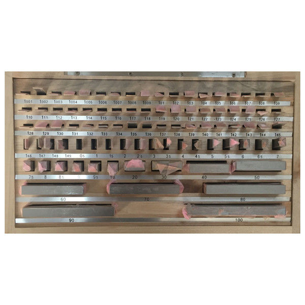 87Pcs Steel Metric Rectangular Gage Block Set With DIN 861 Standard
