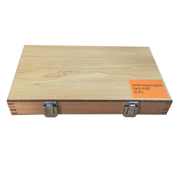 87Pcs Steel Metric Rectangular Gage Block Set With DIN 861 Standard