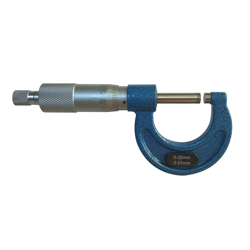 0-25mm Ratchet Stop Outside Micrometer Precision Machinist Tool
