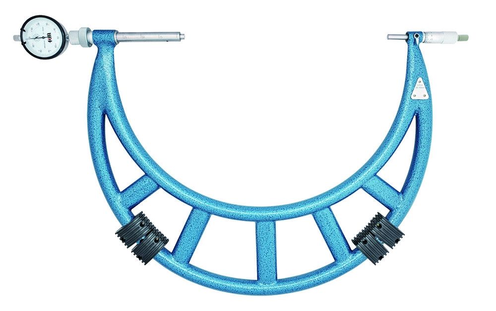 0-100mm Outside Micrometer With Dial Indicator Precision Measuring Device