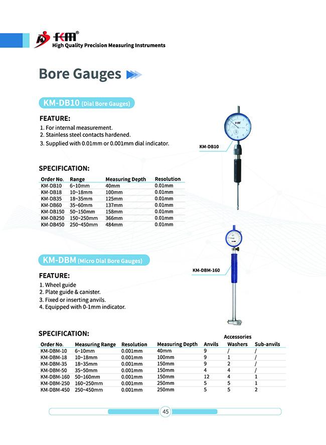 China Deko Corporation company E-catalog about E-catalog - Bore Gauges