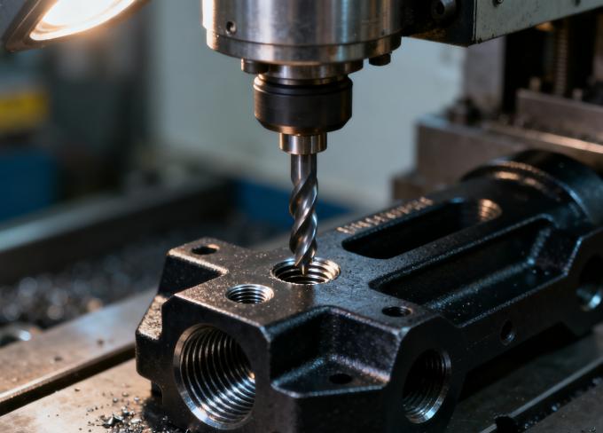Thread hole processing skills --- Can deep holes be processed from both ...