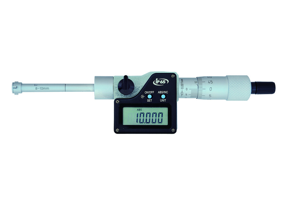 8-10mm 3 Point Digital Id Micrometer For Inner Diameter IP65
