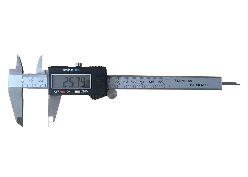 0-150mm/0-6′′ Stainless Steel Large LCD Digital Caliper Measuring Tools