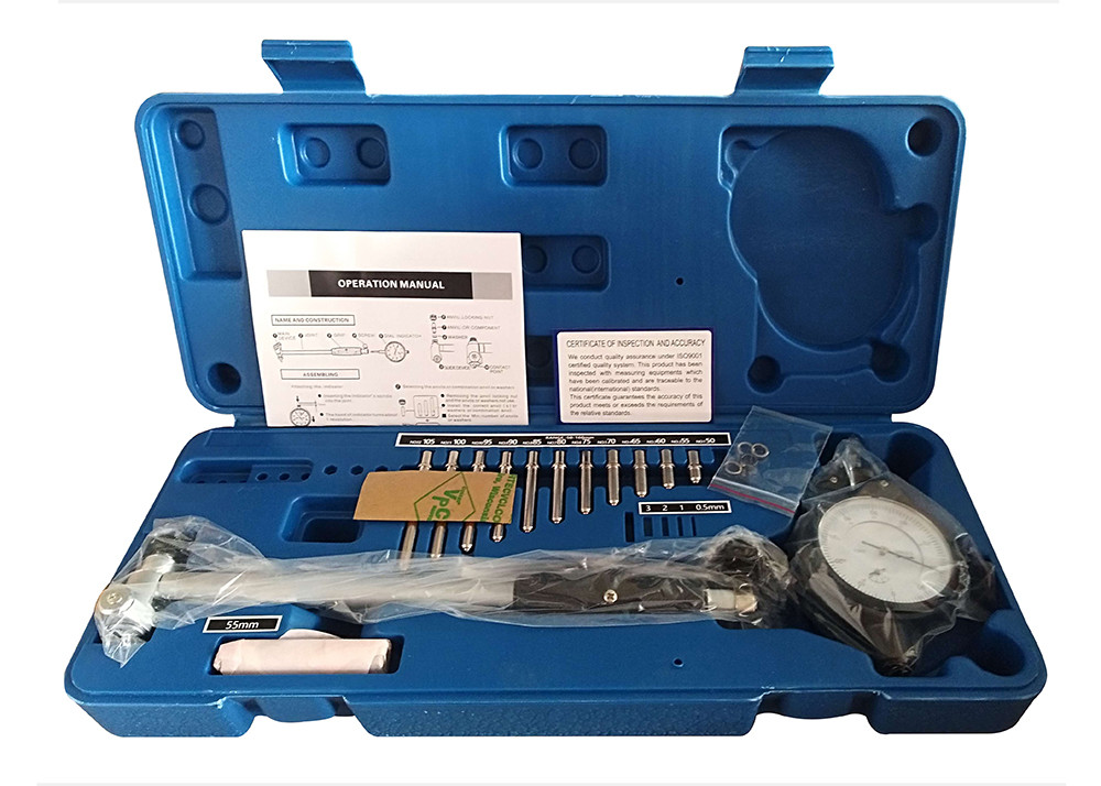 Inch 2-6″ Dial Bore Gage Internal Measurement Tools Graduation 0.0005″