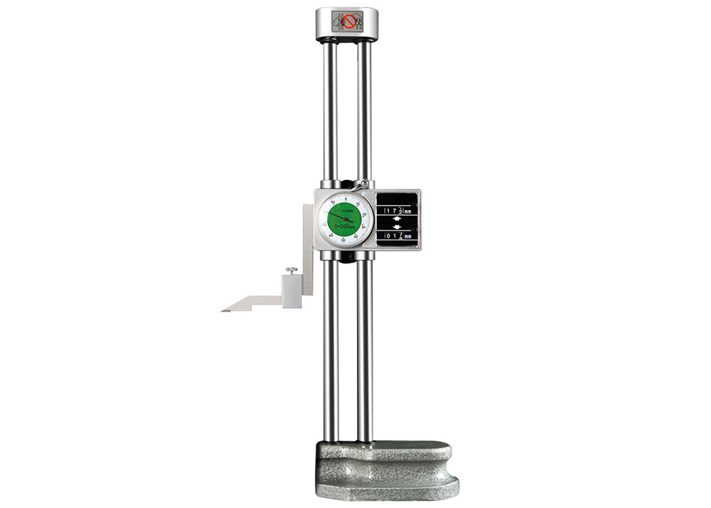 Dual Column Dial Height Gauge with Dial Indicator 0-300mm