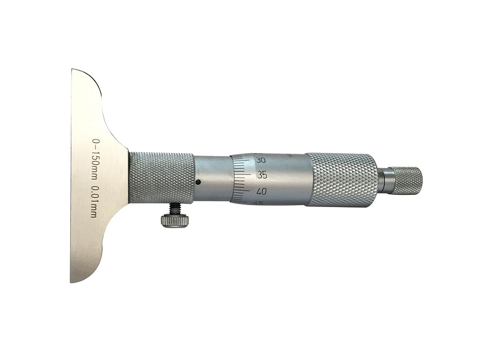 0-150mm Depth Gauge Micrometer With Spherical And Flat Measuring Ends