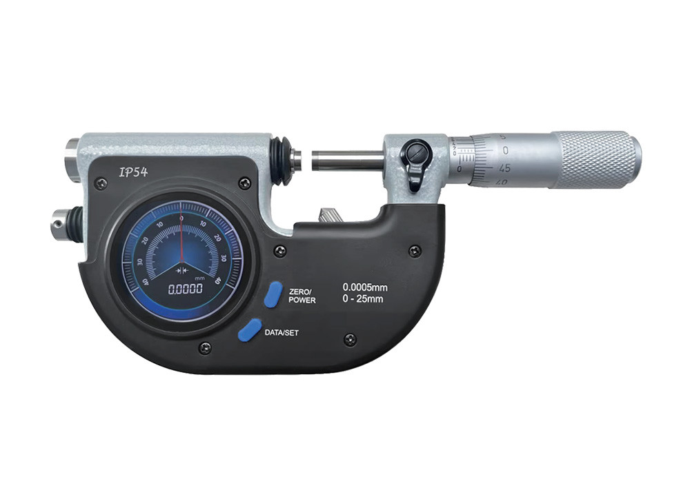 Digital Indicating Snap Micrometer Precision 0-25mm Range IP54 ...