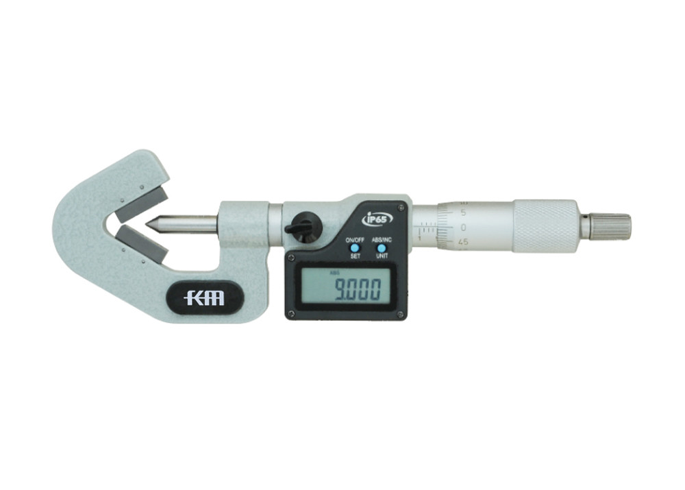 Measuring Range 1-15mm Electronic Digital V-anvils Micrometer With 0 ...