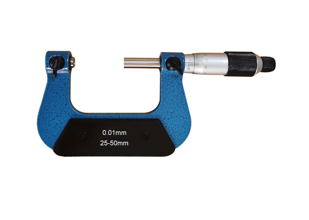 25-50mm Screw Thread Micrometer for Measuring Different Thread Parameters
