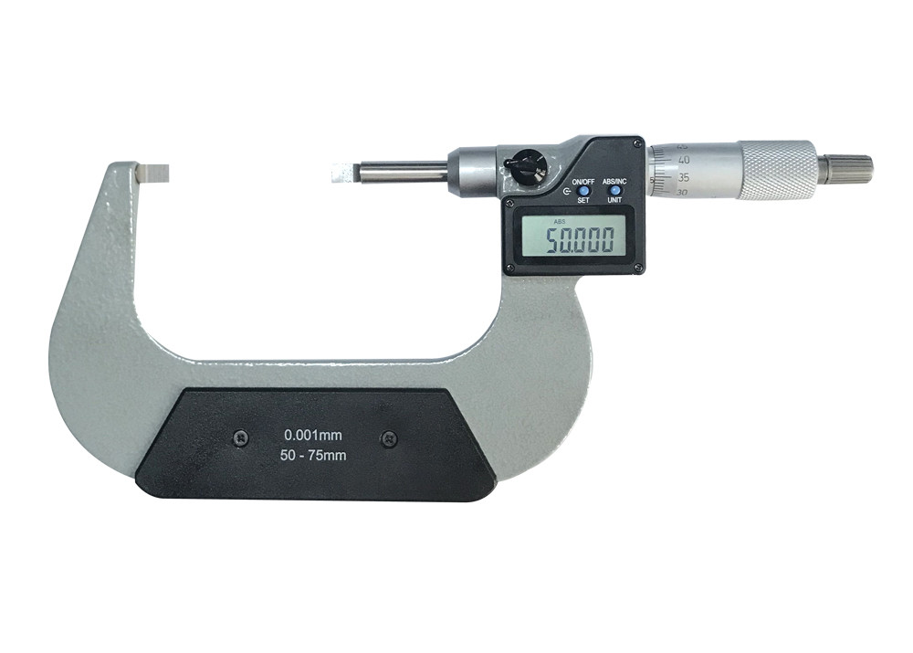 50-75mm Blade Micrometer with Carbide Anvil for Measuring Inner and ...