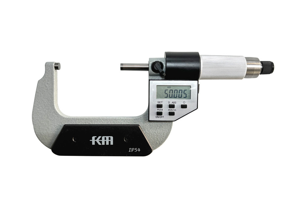 Measuring Range 50-75mm IP54 Protection Degree Digital Outside Micrometer
