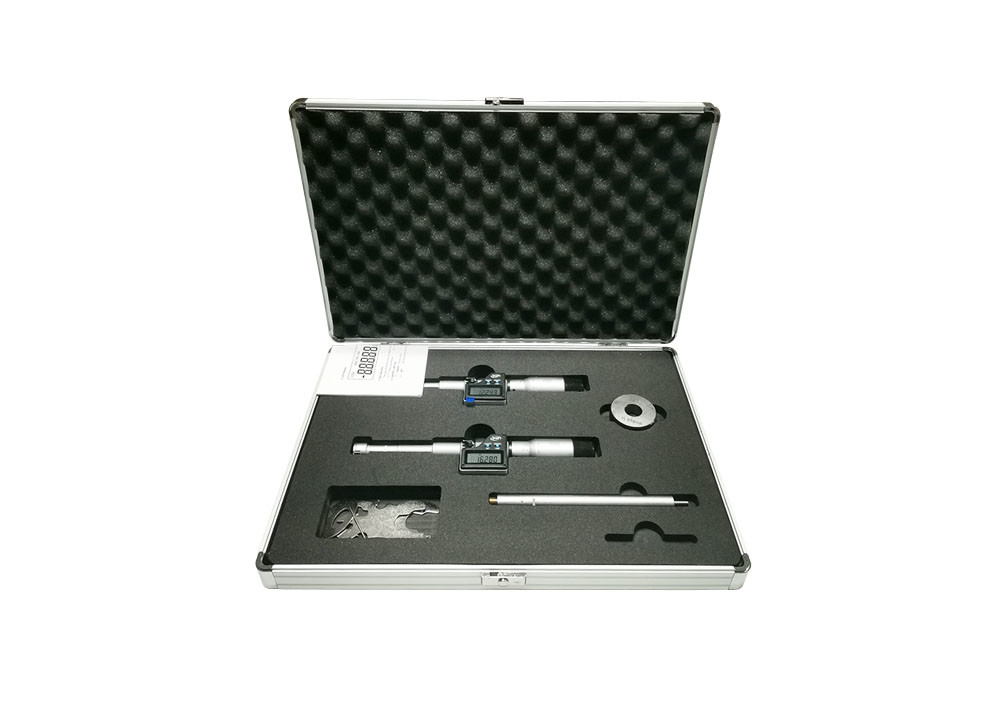 Digital Three Point Internal Micrometer Set IP65 Waterproof with Case ...