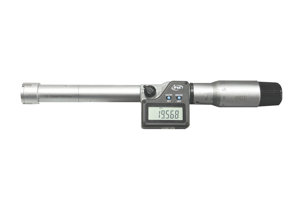 Digital Three Point Internal Micrometer With IP65 Rated For Machining ...