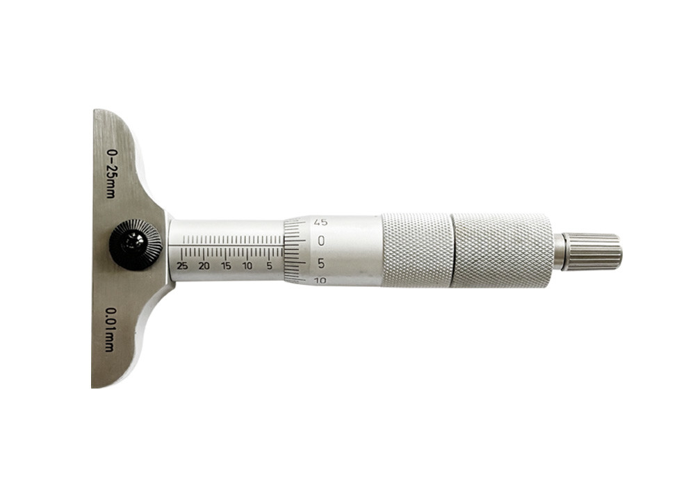 0-25mm Depth Gauge Micrometer With Interchangeable Measuring Rods For ...