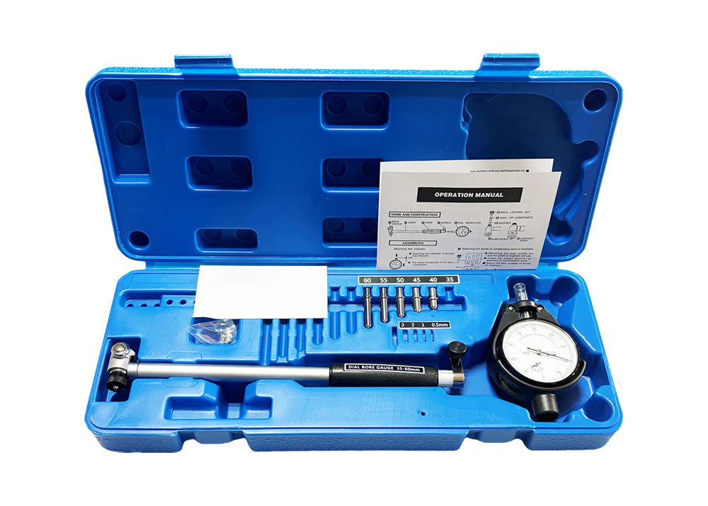 35-60mm Dial Bore Gauge with Extensions Hole Diameter Measuring Device