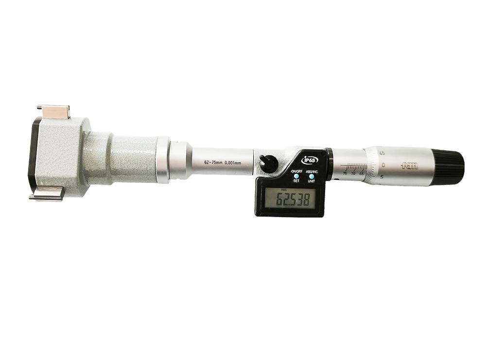 Digital Three Point Internal Micrometer With IP65 Rated For Machining ...