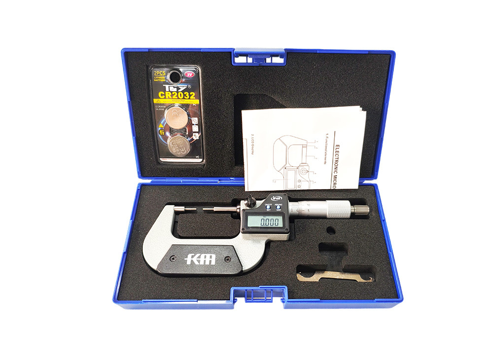 0-25mm Digital Spline Micrometer with SPC Data Output