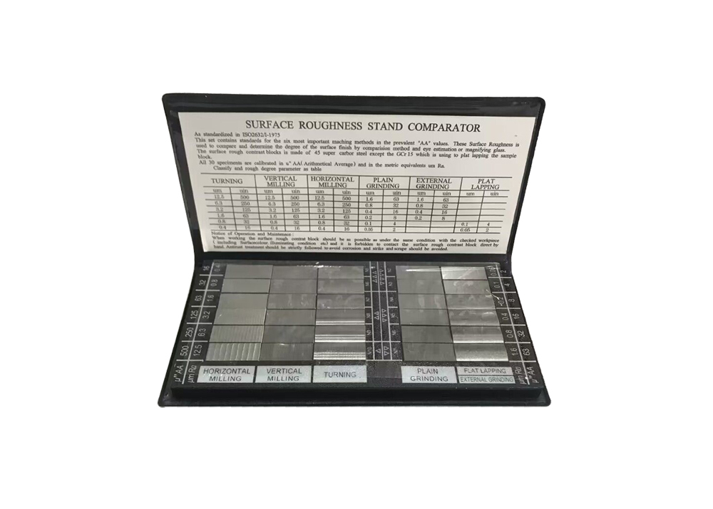 30Pcs Surface Roughness Comparator Kit for Industrial Use