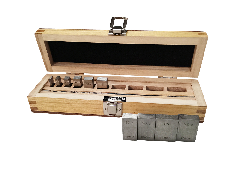 10Pcs Gauge Block Set Supplied with Calibration Certificate