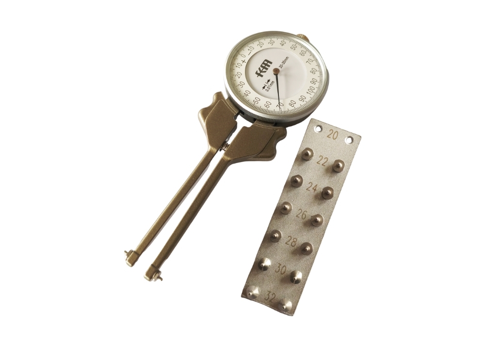 20-35mm Inside Dial Caliper Gauge with Interchangeable Anvils